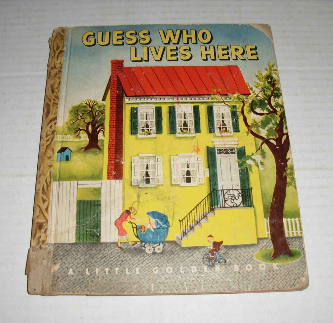 Vintage Child's Book Guess Who Lives Here. Louise Wilkin. Eloise Wilkin ...
