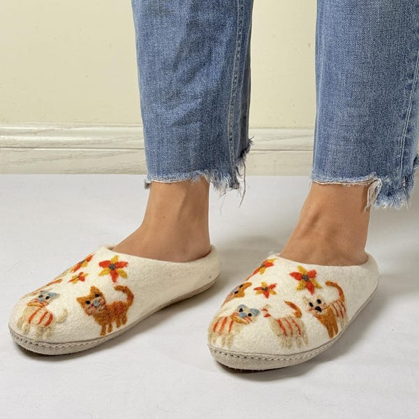 Boho Slippers - Etsy