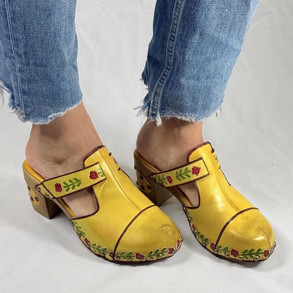 Boho Clogs - Etsy