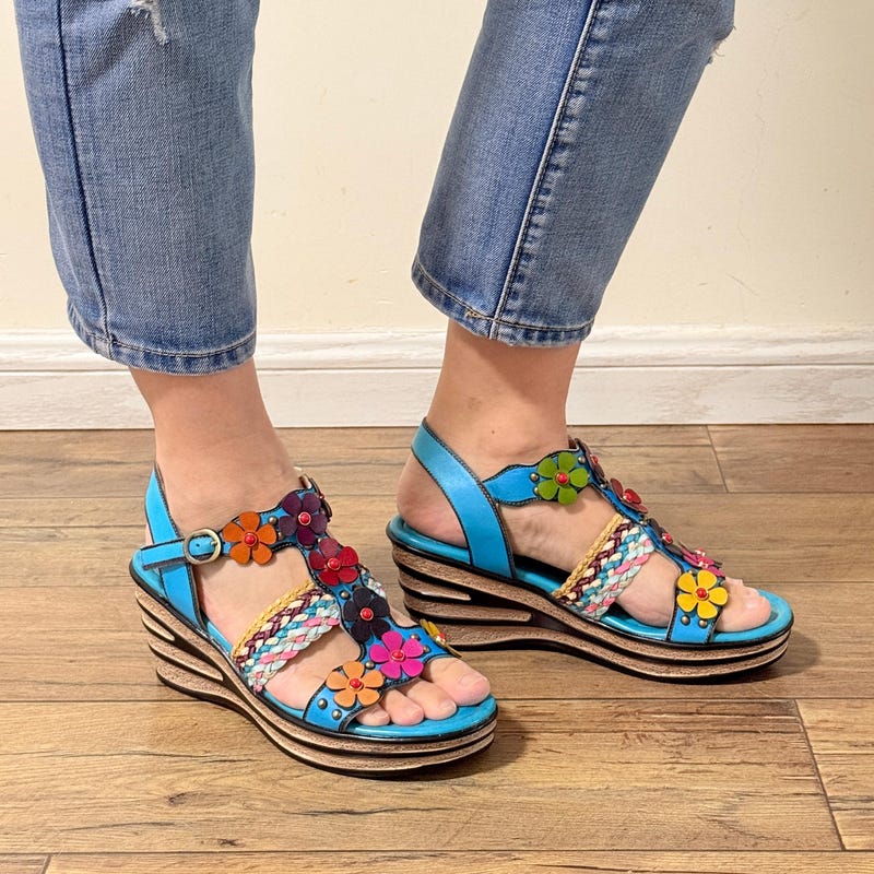 Bohemian Sandals - Etsy