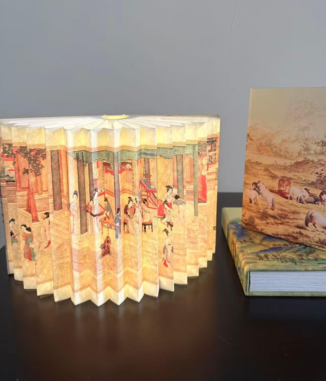Book of Light Art Paper Lamp Decorative Mood Lighting Table Art ...