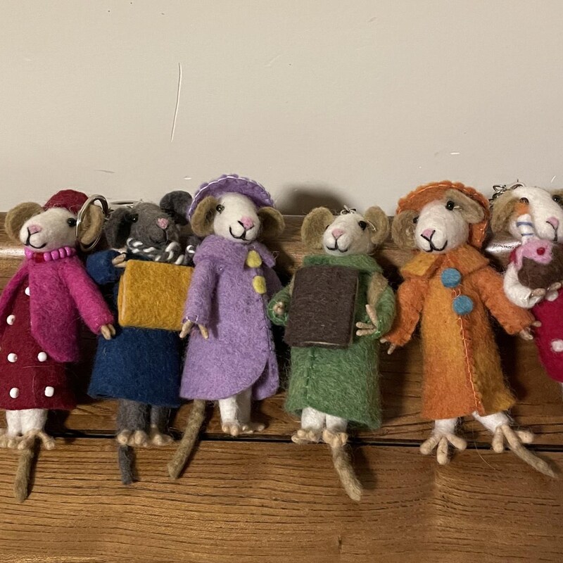 Felt Mice - Etsy UK