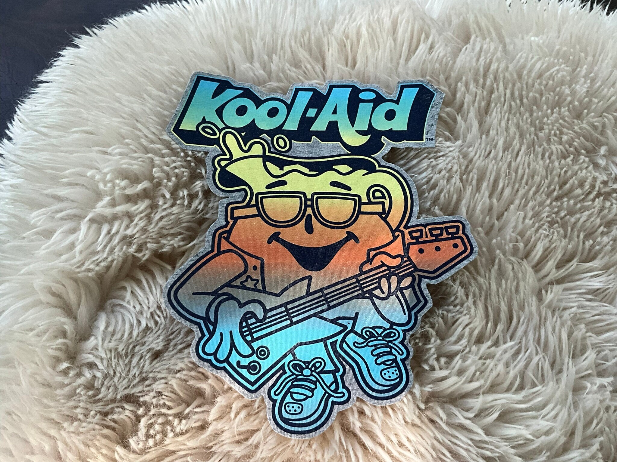 KOOL-AID Fabric Iron on Decal Heat Transfer Tshirt Patch Handmade From ...