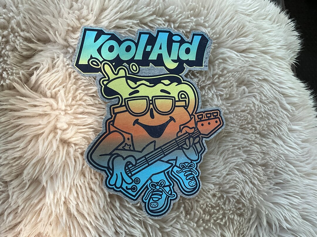 KOOL-AID Fabric Iron on Decal Heat Transfer Tshirt Patch Handmade From ...