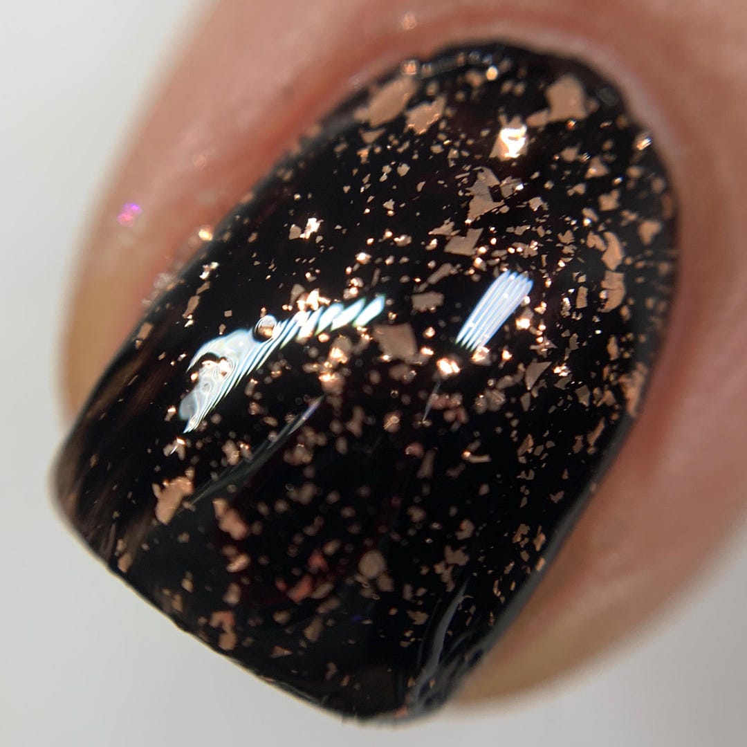 Rose Gold | A Metallic Micro-flake Nail Polish Topper - Etsy