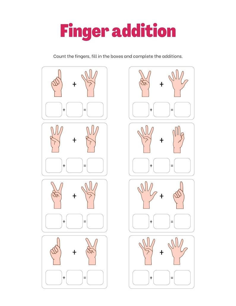 Math Activity Book | 80+ Pages Printable Worksheets (PDF Download) - Etsy