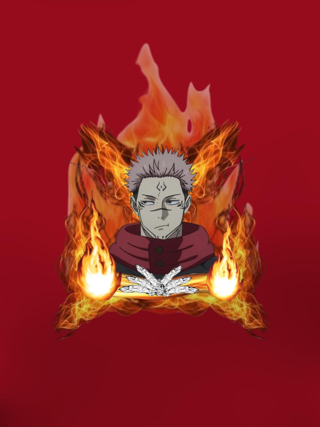 Handmade Sukuna Badge - Jujutsu Kaisen Anime (53mm) - Etsy UK