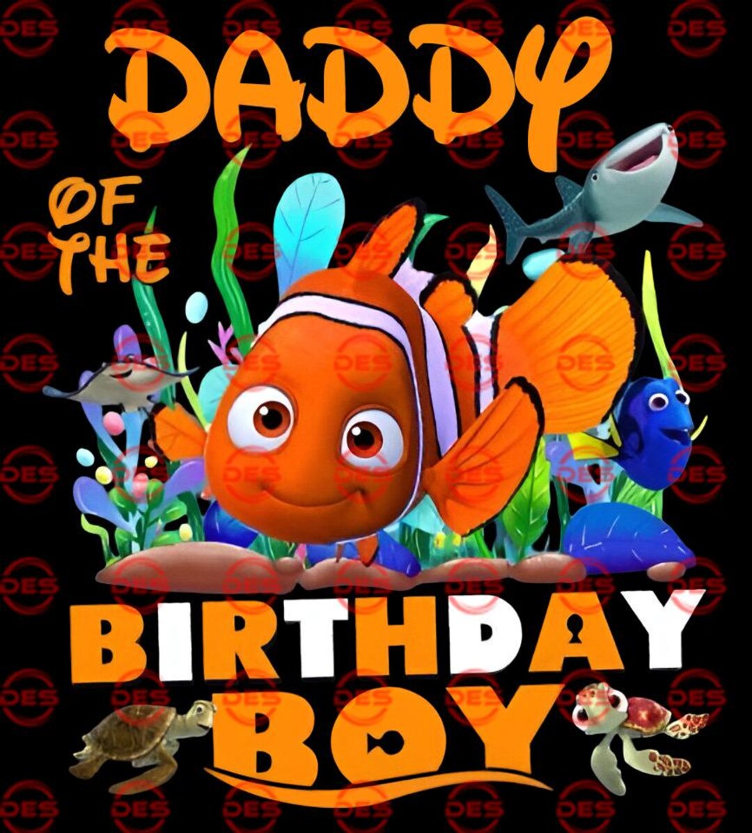 Finding Nemo Daddy of the Birthday Boy - Etsy