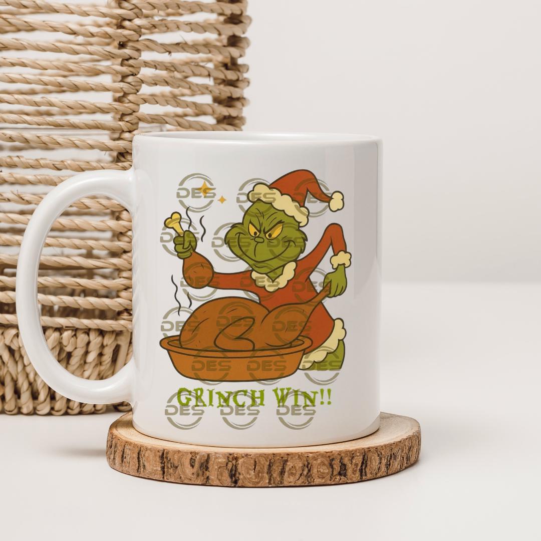 Grumpy Green Christmas Monster PNG | Funny Holiday Feast Design | Cute ...