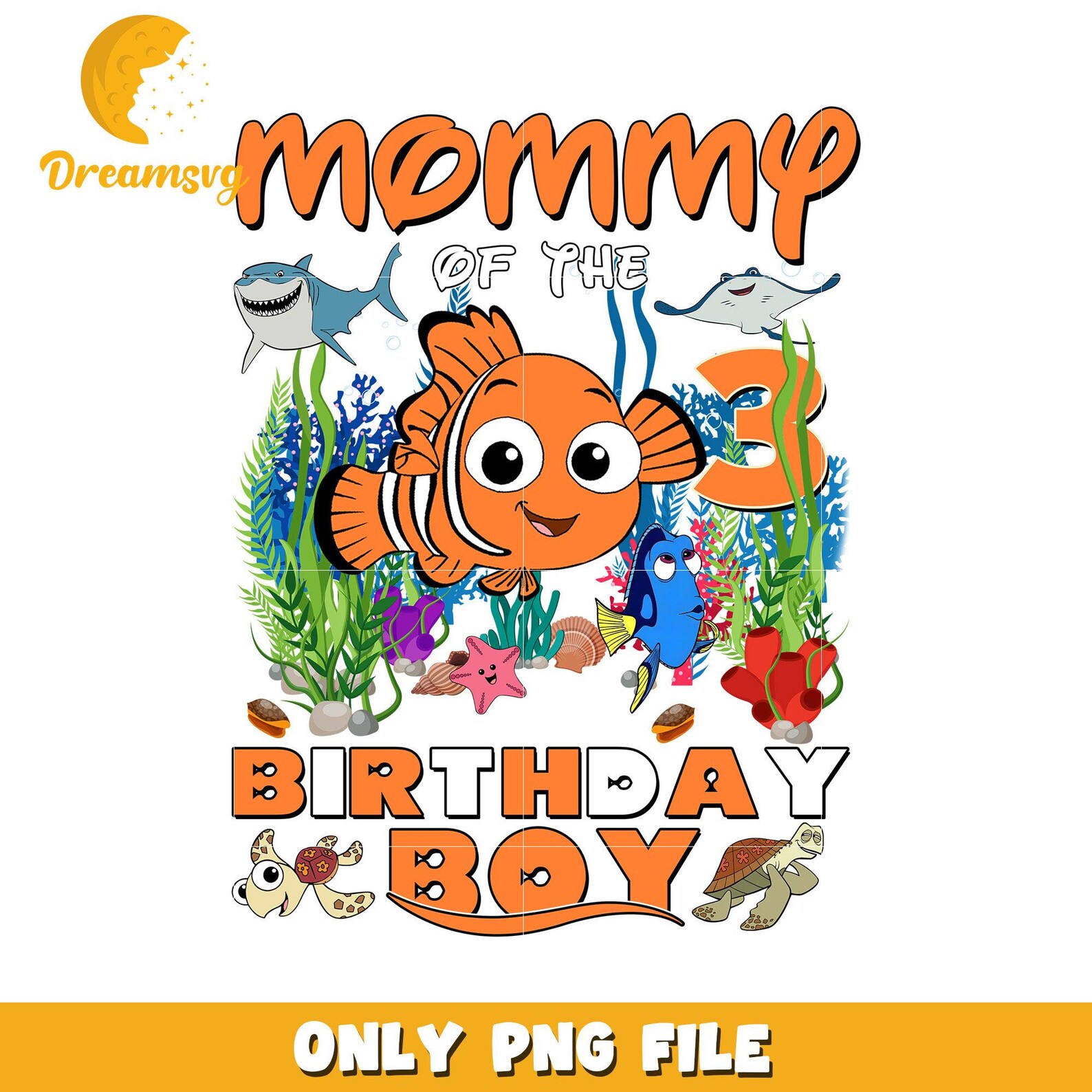 Finding Nemo Daddy of the Birthday Boy - Etsy