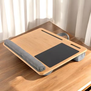 Ergonomic Laptop Desk – Portable Bed Table With Mouse Pad & Wrist ...