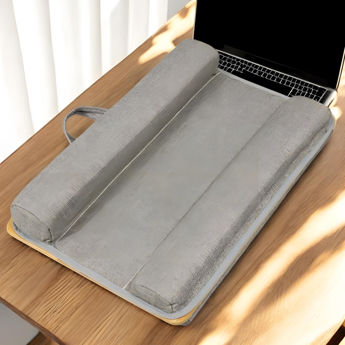 Ergonomic Laptop Desk – Portable Bed Table With Mouse Pad & Wrist ...