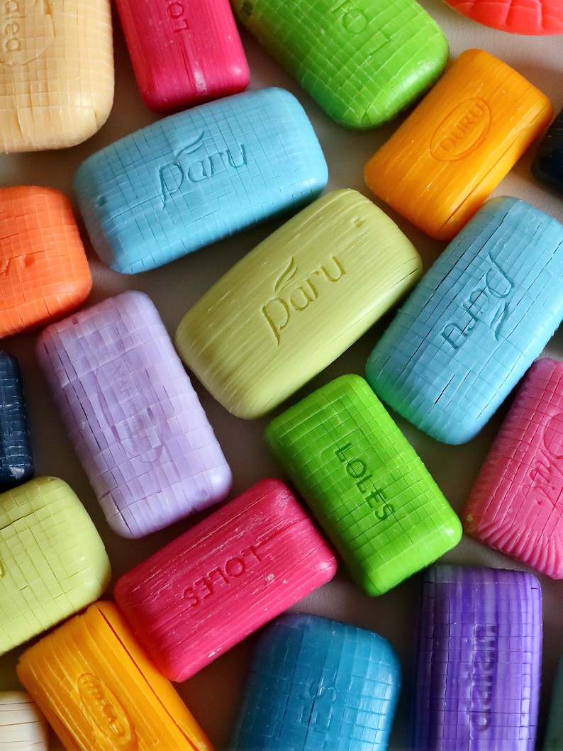 Cubed ASMR Soap Bars for Cutting, Striped Soaps for Hand Cracking ...