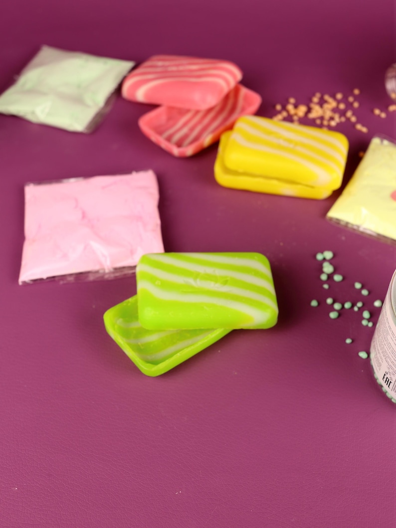 Set of 3 ASMR Soap Boxes With Starch Foam for Crushing Breaking ...