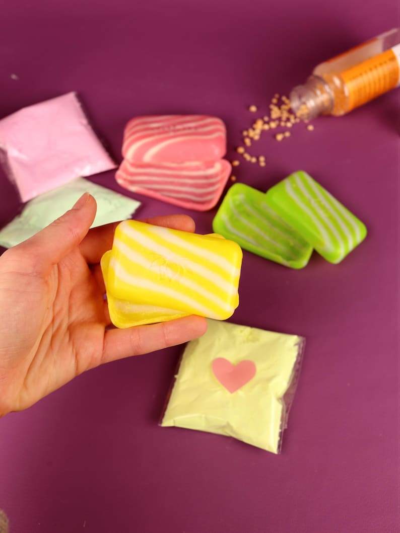 Set of 3 ASMR Soap Boxes With Starch Foam for Crushing Breaking ...