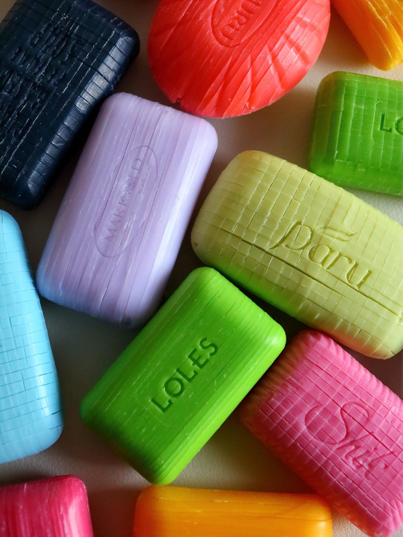 Cubed ASMR Soap Bars for Cutting, Striped Soaps for Hand Cracking ...