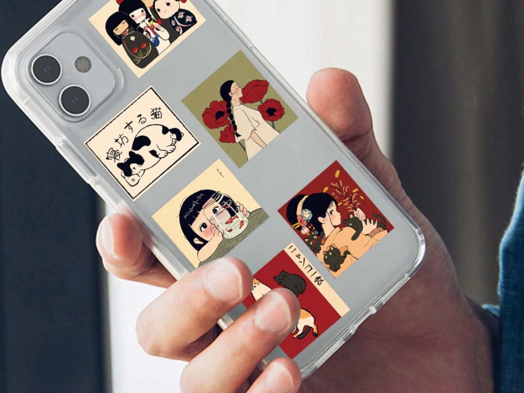 50pcs Vintage Japanese Anime Stickers Classic Retro Decals for ...