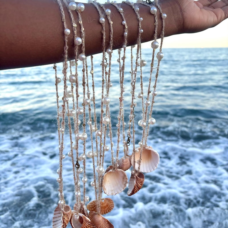 Real Seashell Necklace - Etsy
