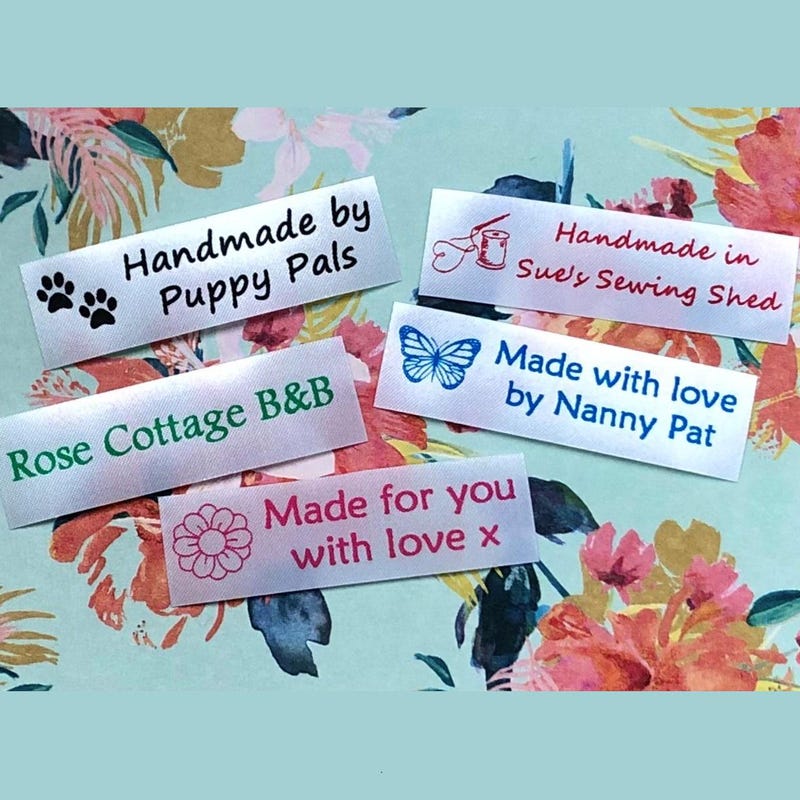 Personalised Iron on Logos - Etsy UK