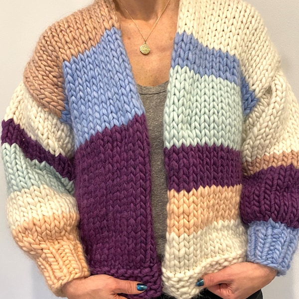 Bulky Sweater Pattern - Etsy