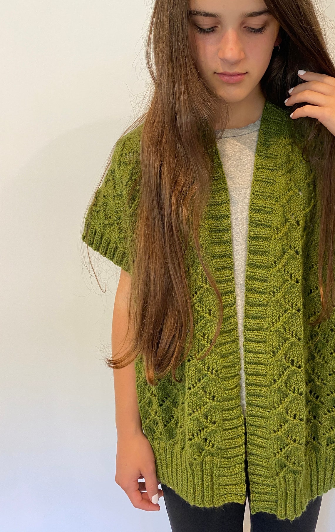 KNITTING PATTERN the River Cardigan. Oversized Sweater. - Etsy