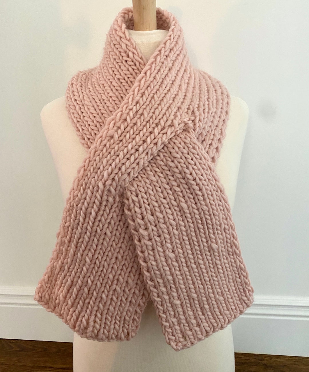 KNITTING PATTERN- Pink Ribbon Scarf. Knitting Pattern Download - Etsy