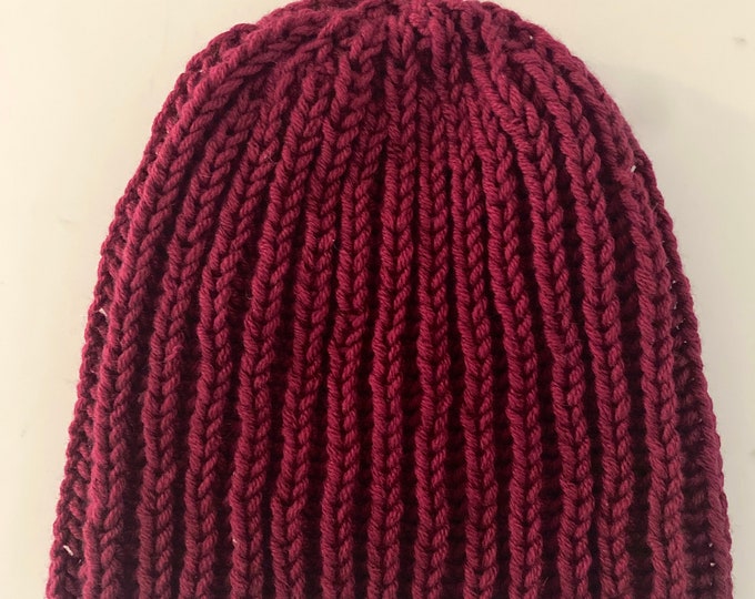 KNITTING PATTERN- Fisherman's Rib Beanie. Instant Download Hat Pattern ...