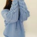 KNITTING PATTERN- Sideways Cable Crewneck. Instant Download Pdf Pattern ...
