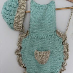 KNITTING PATTERN- the Little Chef Hat and Apron Set. PDF Knitting ...