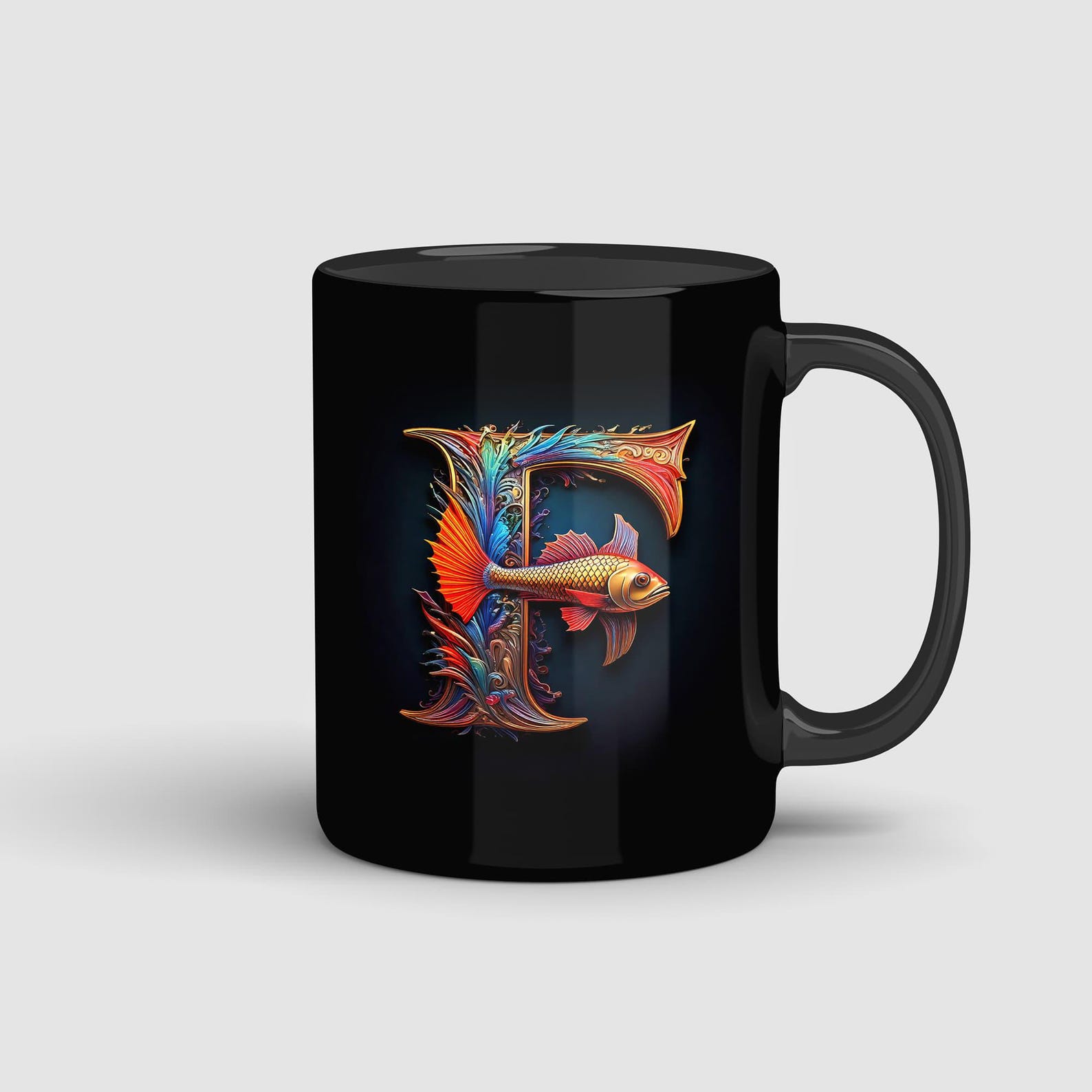 Pisces "m" Letter Zodiac Digital Art - Personalized Zodiac Signs With ...