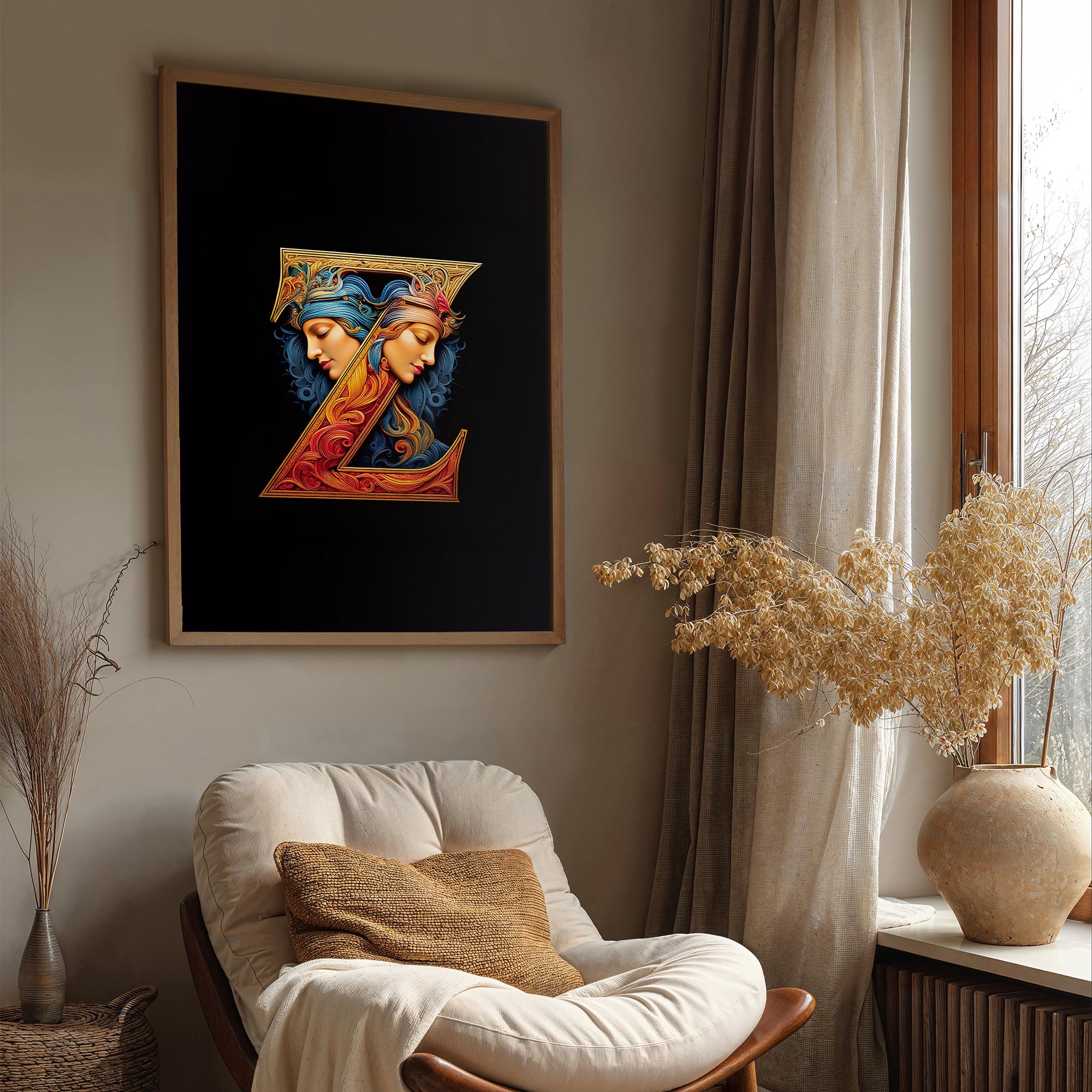 Gemini Alphabet "r" Letter Zodiac Digital Art - Personalized Zodiac ...