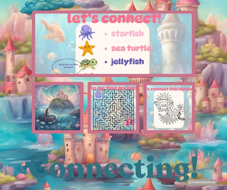 MERMAID BUSY BOOK - Etsy