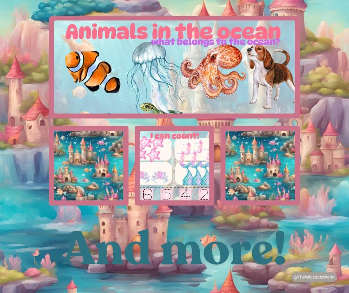 MERMAID BUSY BOOK - Etsy