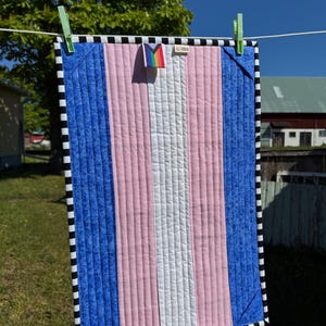 Quilted Progress Pride Flag, Finished Wall Hanging - Etsy