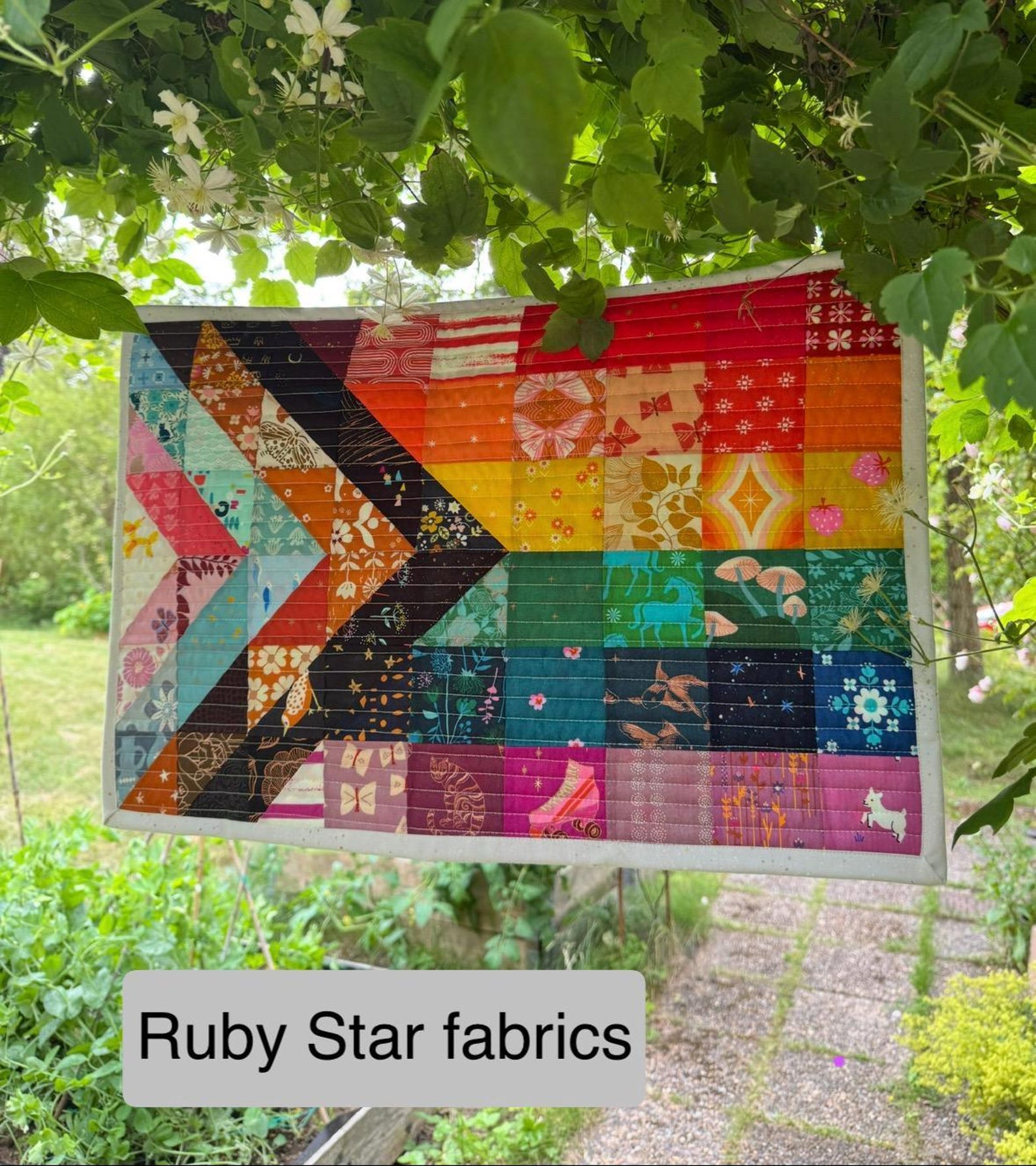 Quilted Progress Pride Flag, Finished Wall Hanging - Etsy