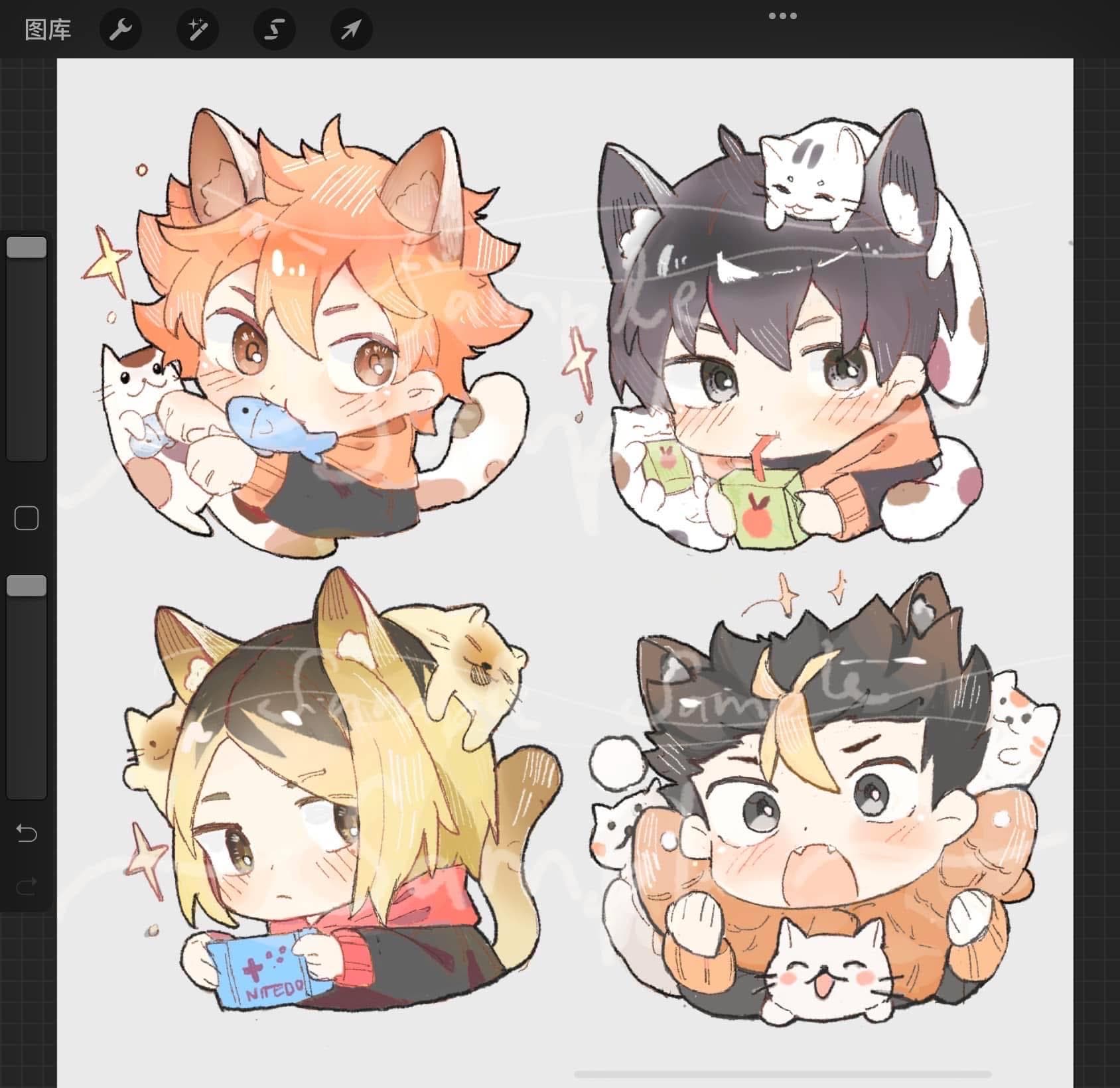 Custom Anime Chibi Art Commissions | Keychain, Merch, Dnd, Vtubers ...