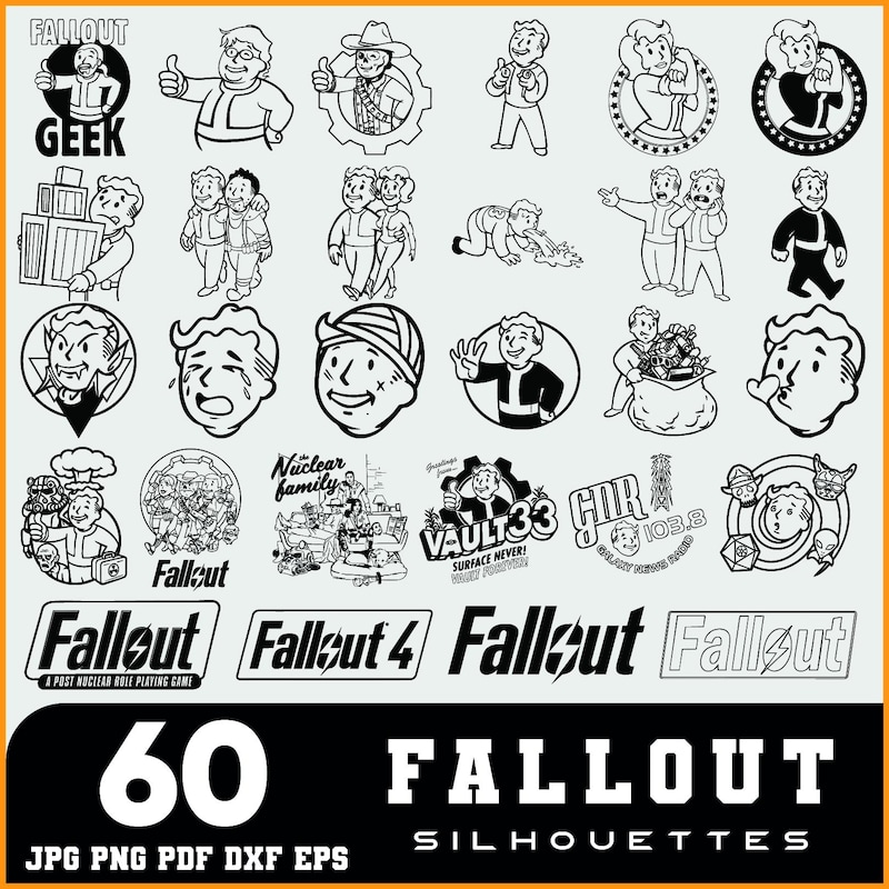 Fallout Theme Svg - Etsy