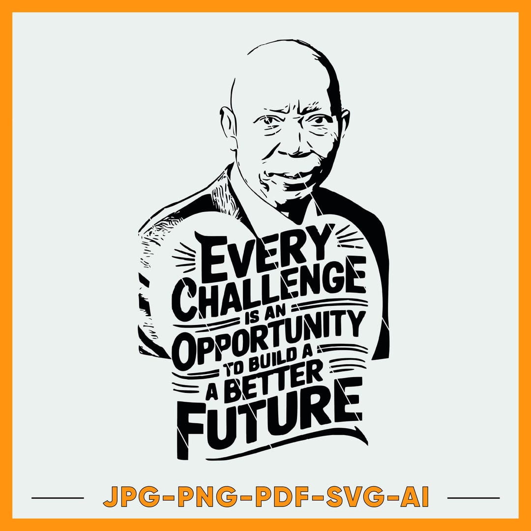 Sylvester Turner SVG - Mayor Portrait Silhouette - Digital Cut File for ...