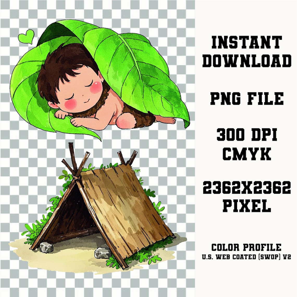 Cute Baby Caveman Clipart, Stone Age Baby Clipart, Prehistoric Boy Girl ...