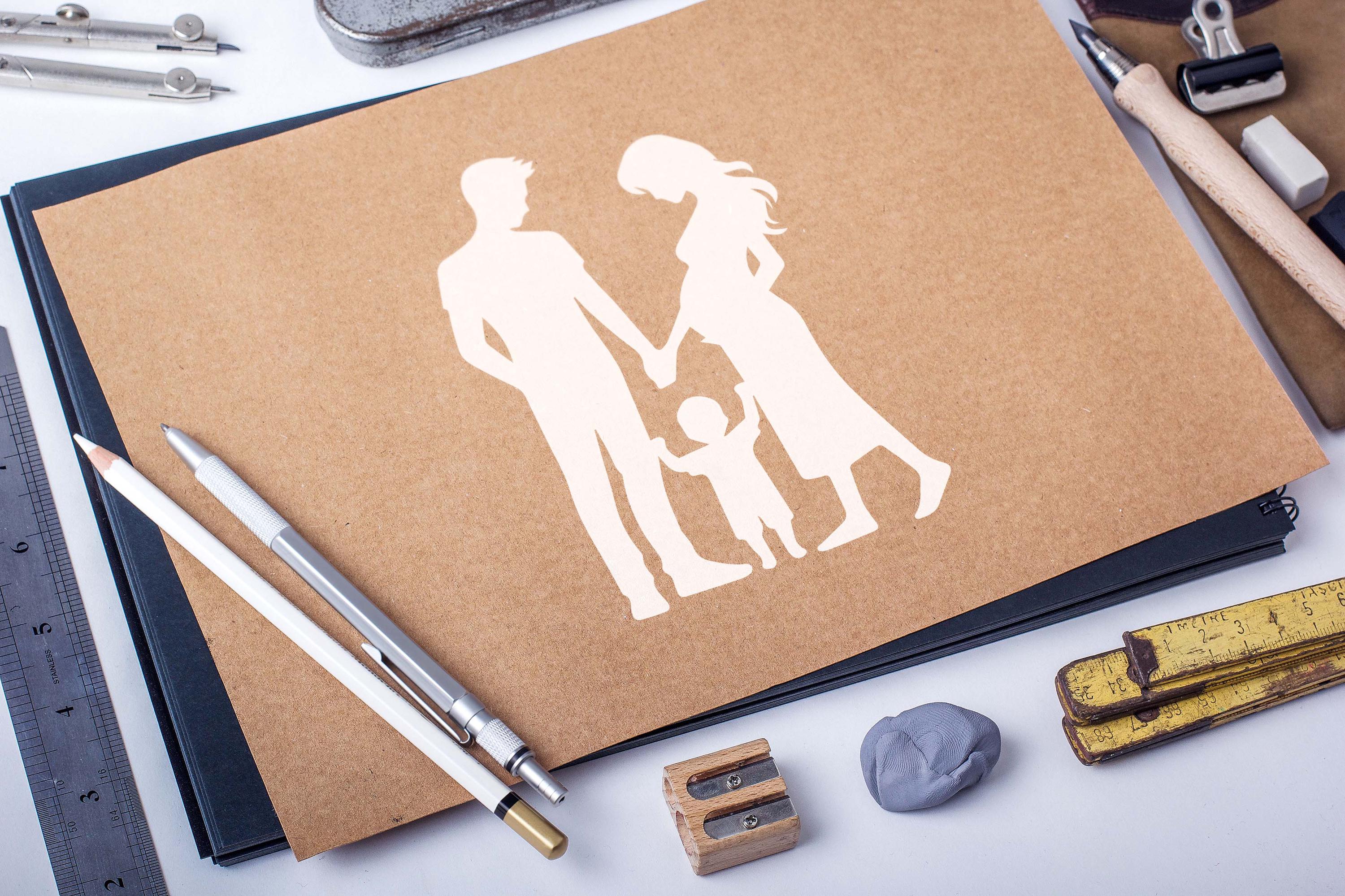 Pregnant Women Silhouette SVG Bundle | Maternity Poses for DIY Crafts ...