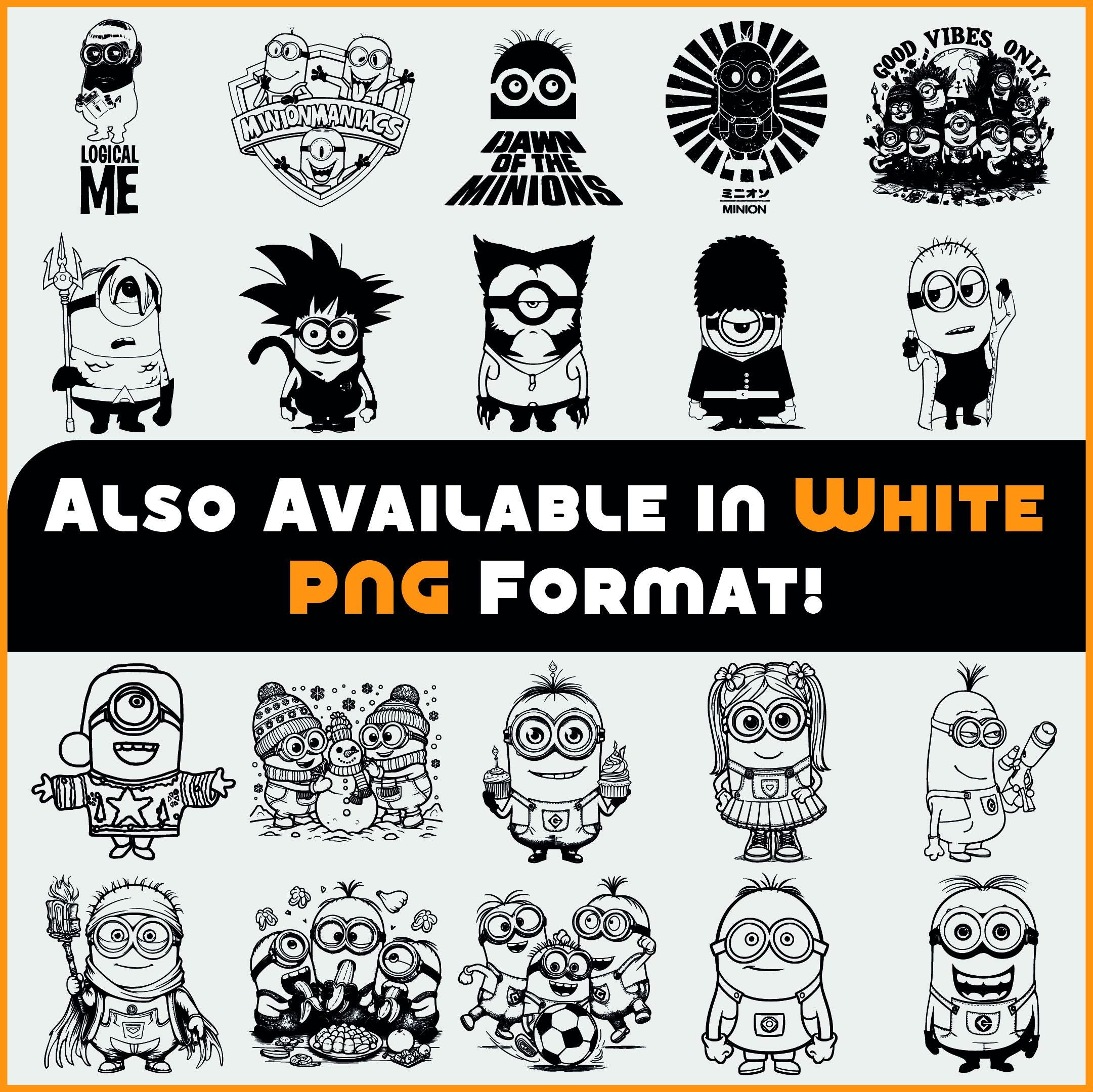 Cute Yellow Character SVG Bundle – Funny Cartoon Crew Svg & Goggles ...