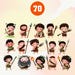 Cute Baby Caveman Clipart, Stone Age Baby Clipart, Prehistoric Boy Girl ...