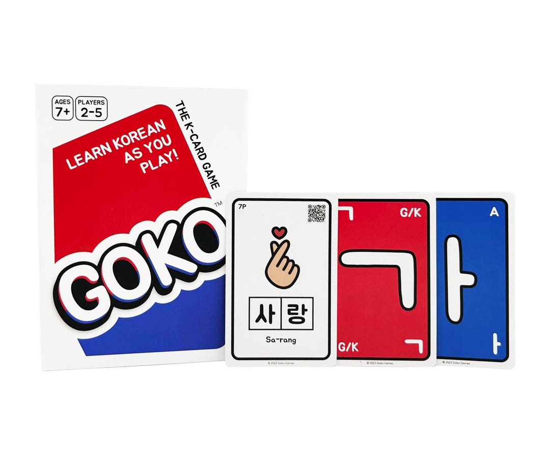 Goko Game | Korean Card Game | Gifts for K-pop and K-drama Fans ...