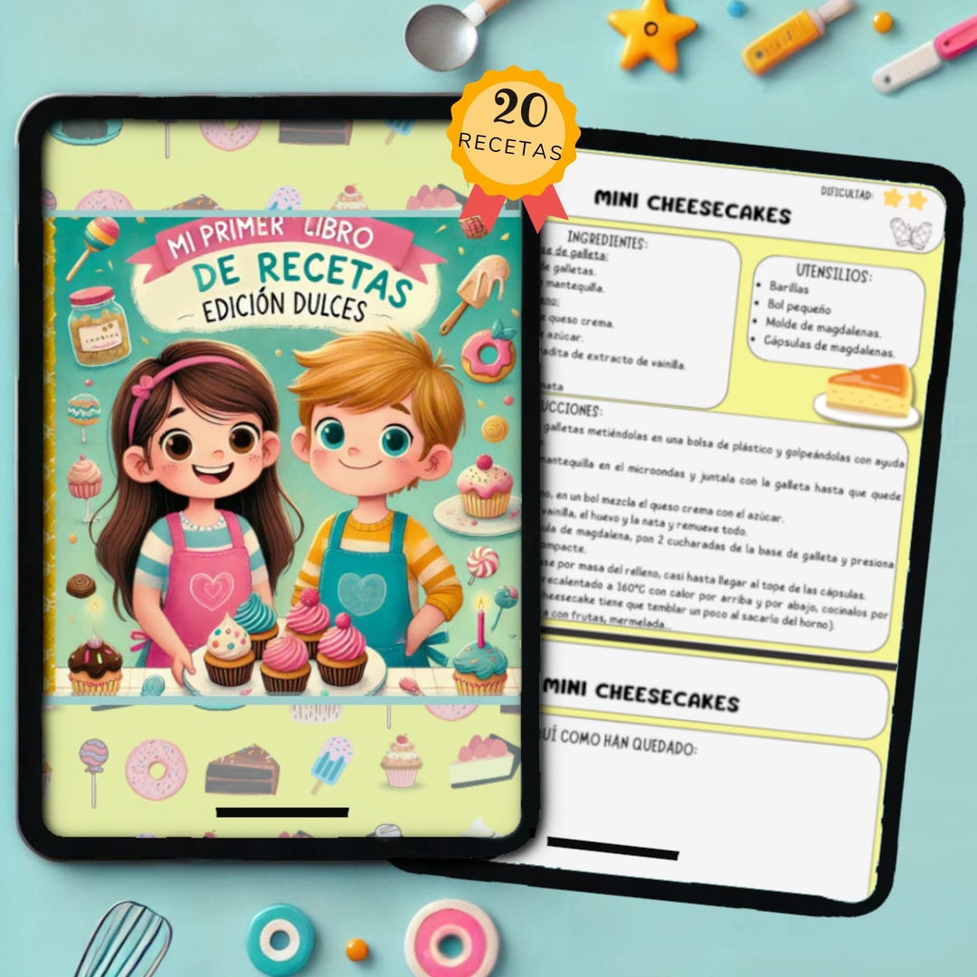 My First Recipe Book: Sweets Edition. Children's Recipe Book. - Etsy