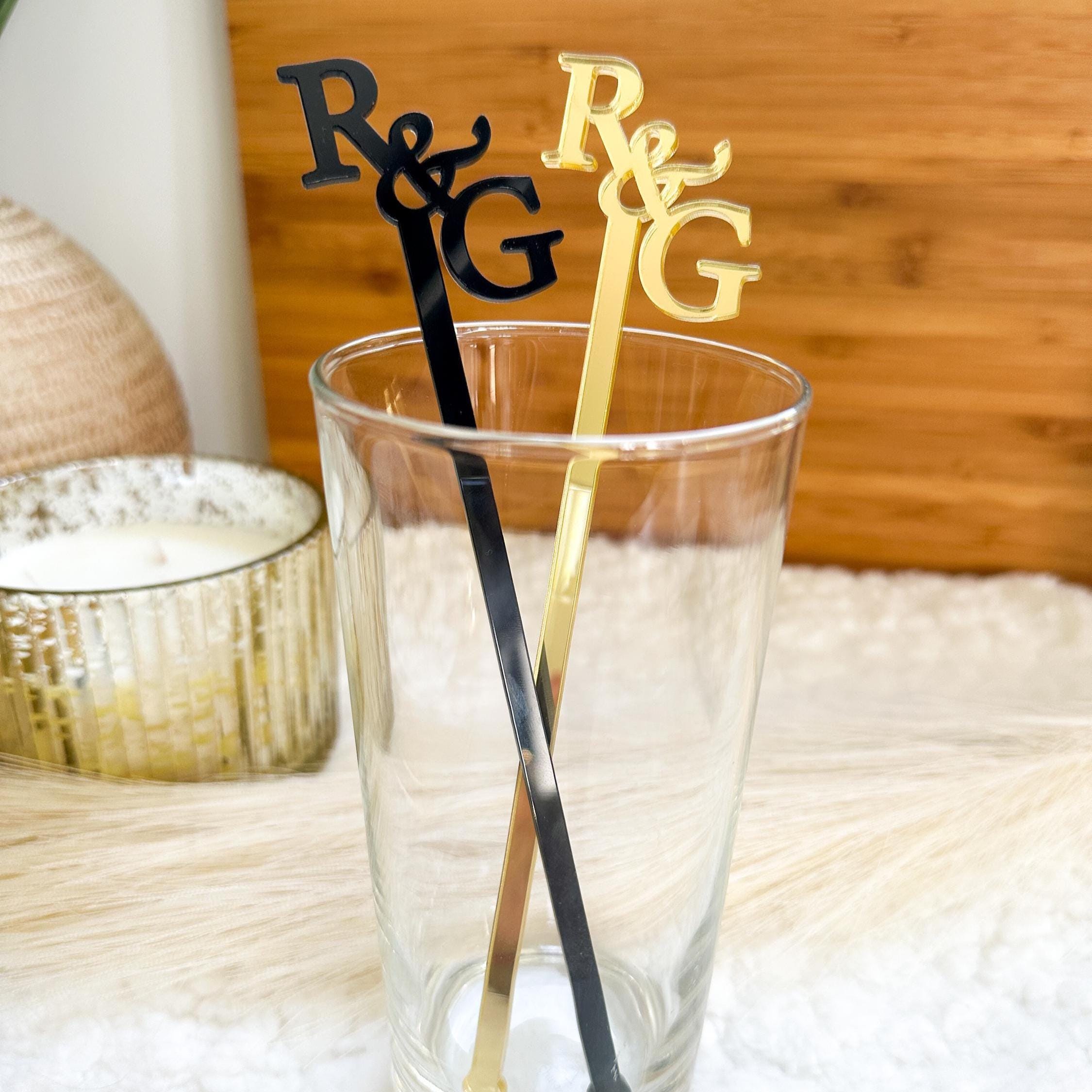 Personalized Drink Stirrers, Cocktail Decor, Custom Cocktail Stirrer ...