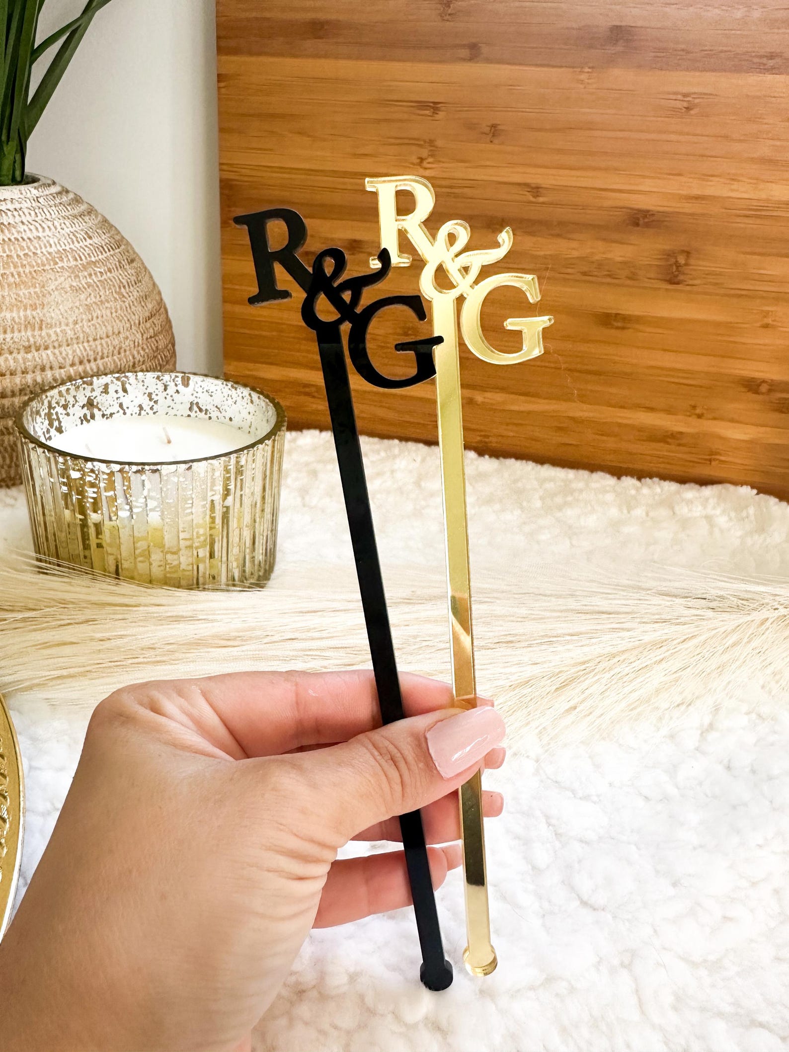 Personalized Drink Stirrers, Cocktail Decor, Custom Cocktail Stirrer ...