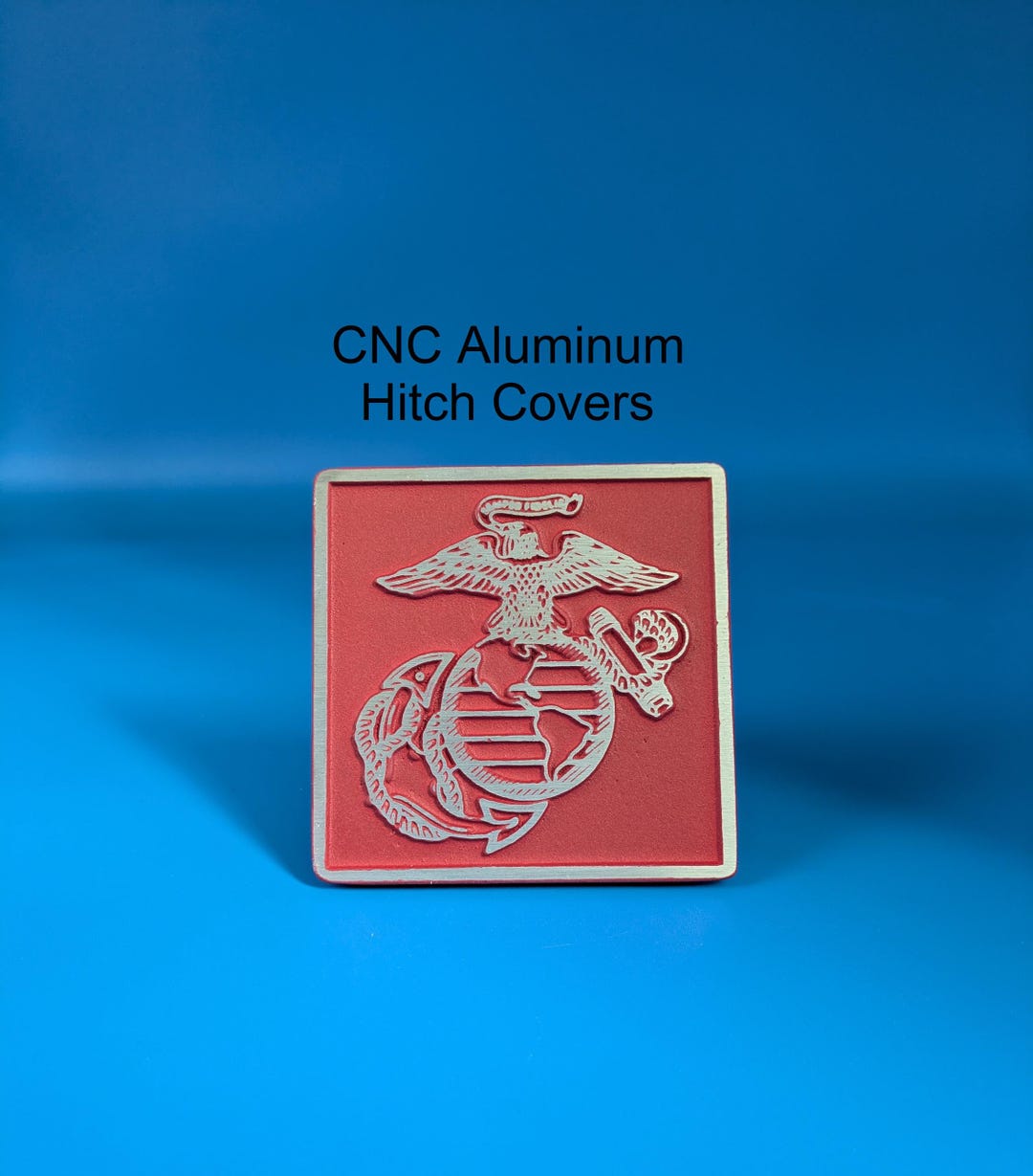 Hitch Cover - USMC Red - Solid CNC Aluminum - Etsy