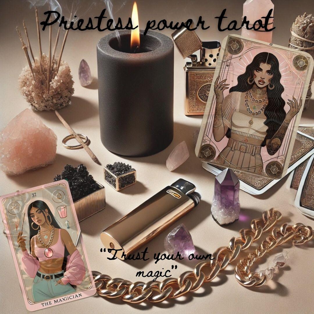 Priestess Power Tarot Card Deck , 78 Custom Cards Launching Soon! Stay ...