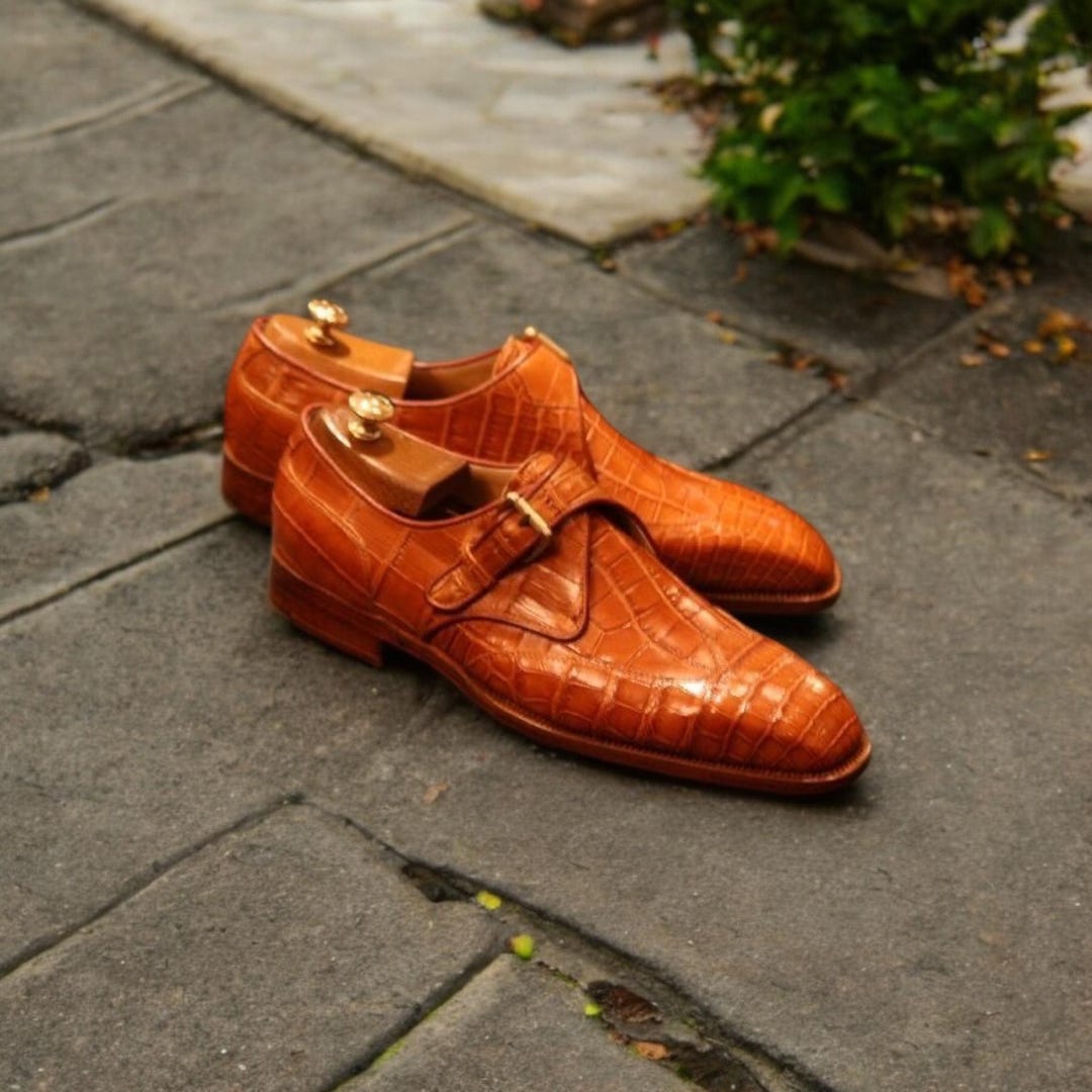 Buy New Mens Fashion Bespoke Vintage Style Slip on Shoe | Brown Classy ...