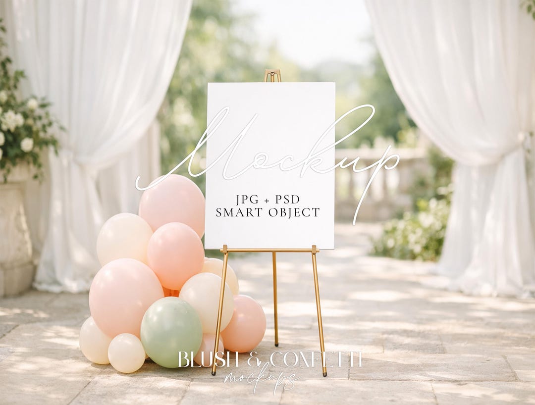 Arch Welcome Sign Mockup, Baby Shower Mockup, Bridal Shower Mockup ...